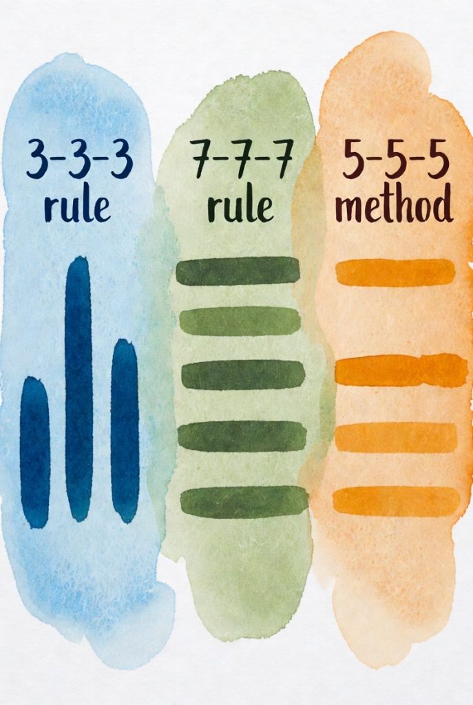 7-7-7 Rule, 5-5-5 Method, 3-3-3 Rule – the rules of Romantic ...